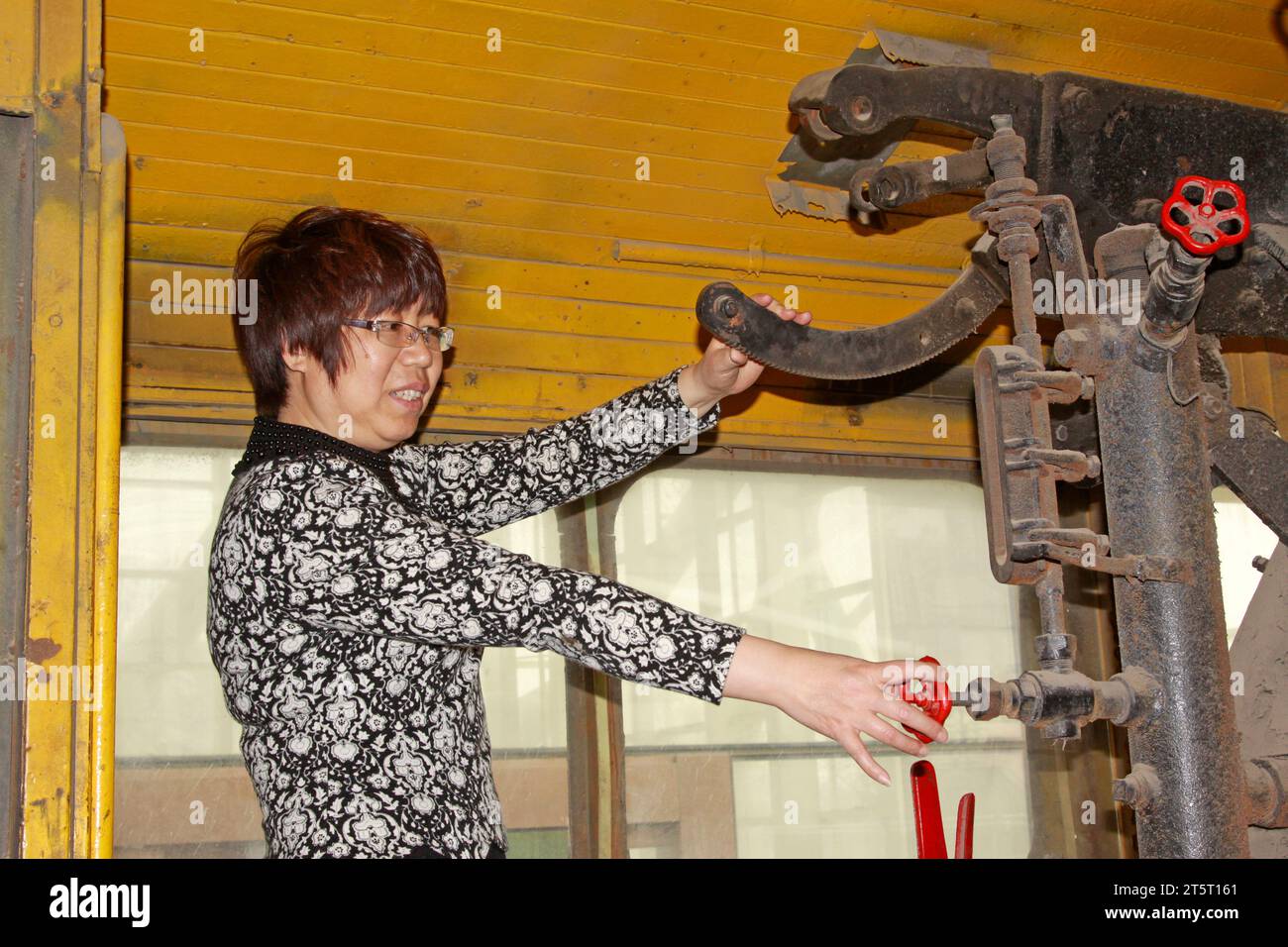 Steam locomotive cab hi-res stock photography and images - Alamy
