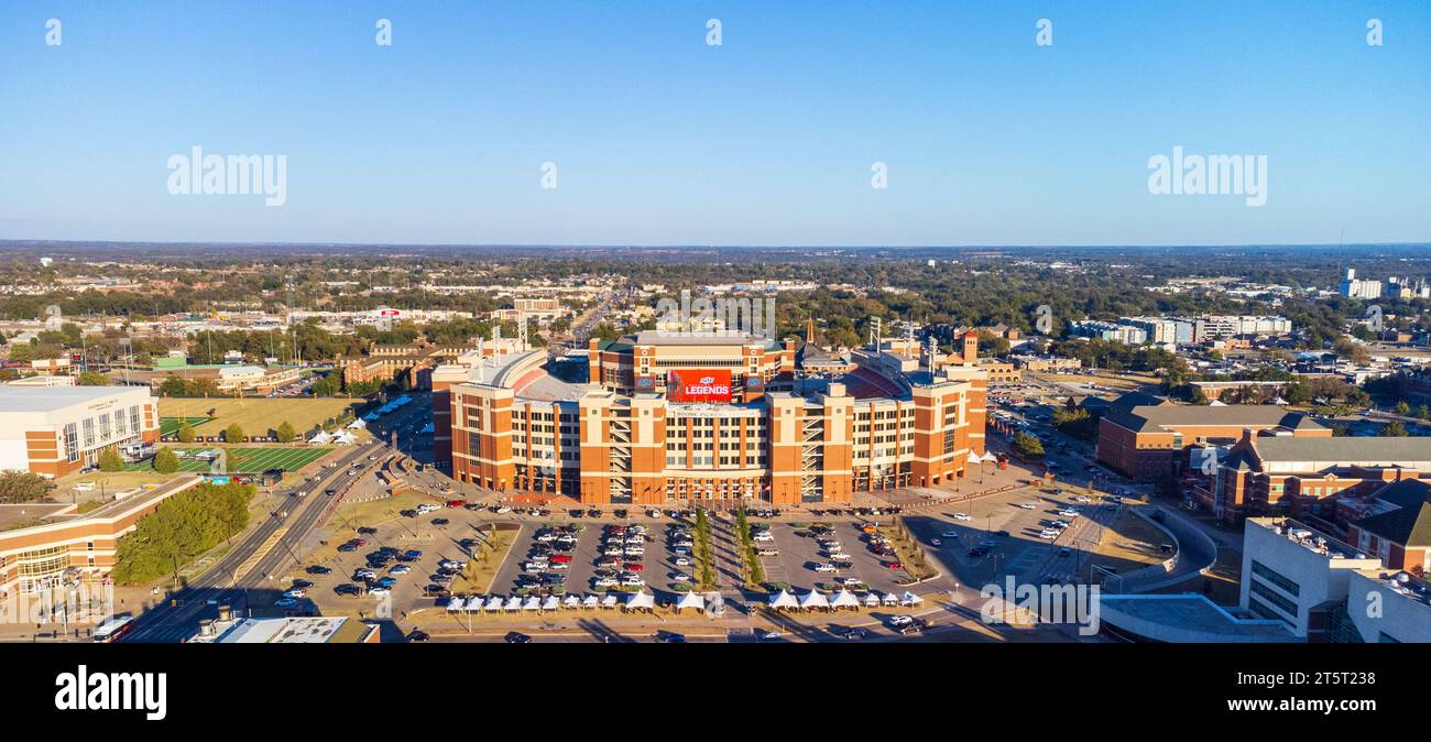 Stillwater, OK - November 3, 2023: Boone Pickens Stadium is home to the ...