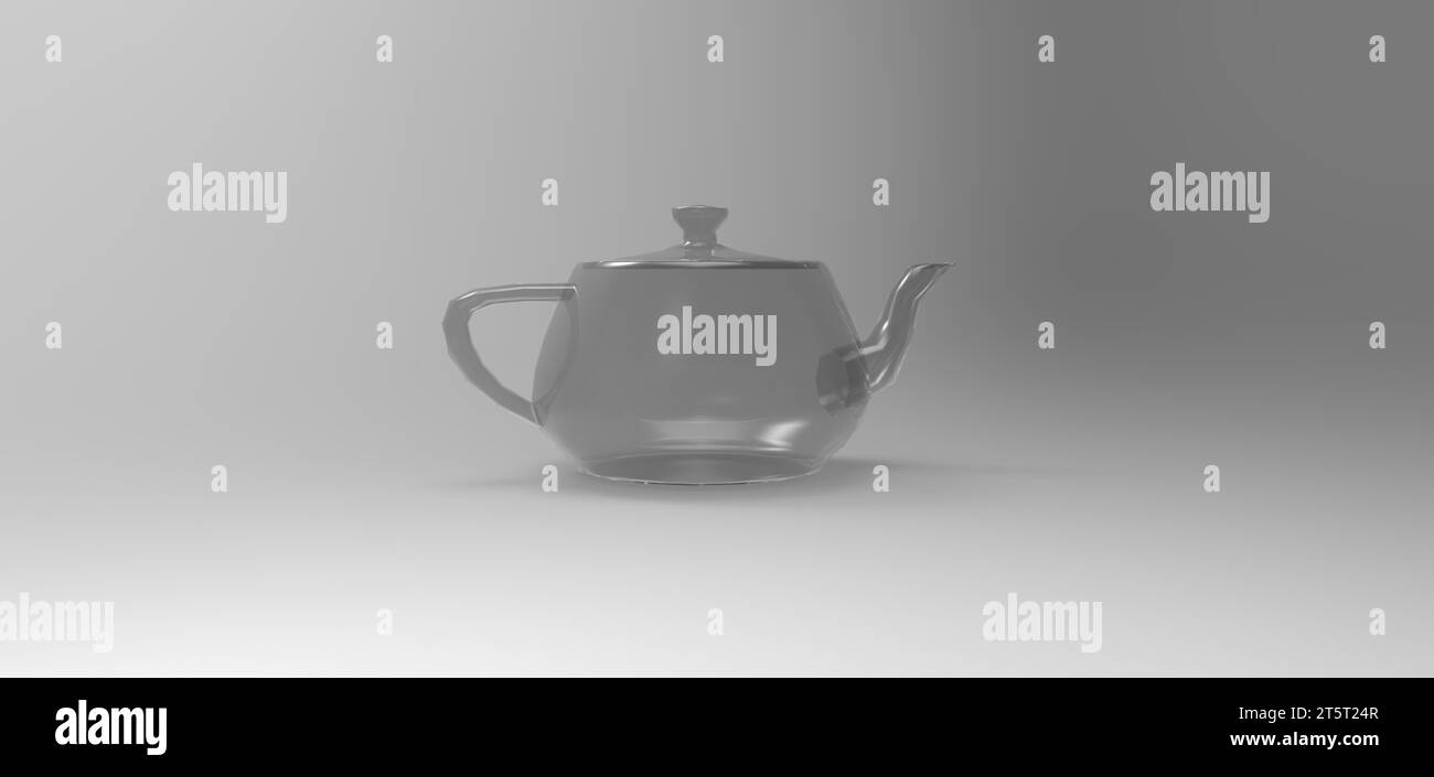 3D teapot modelling rendering, computer generated images Stock Photo ...