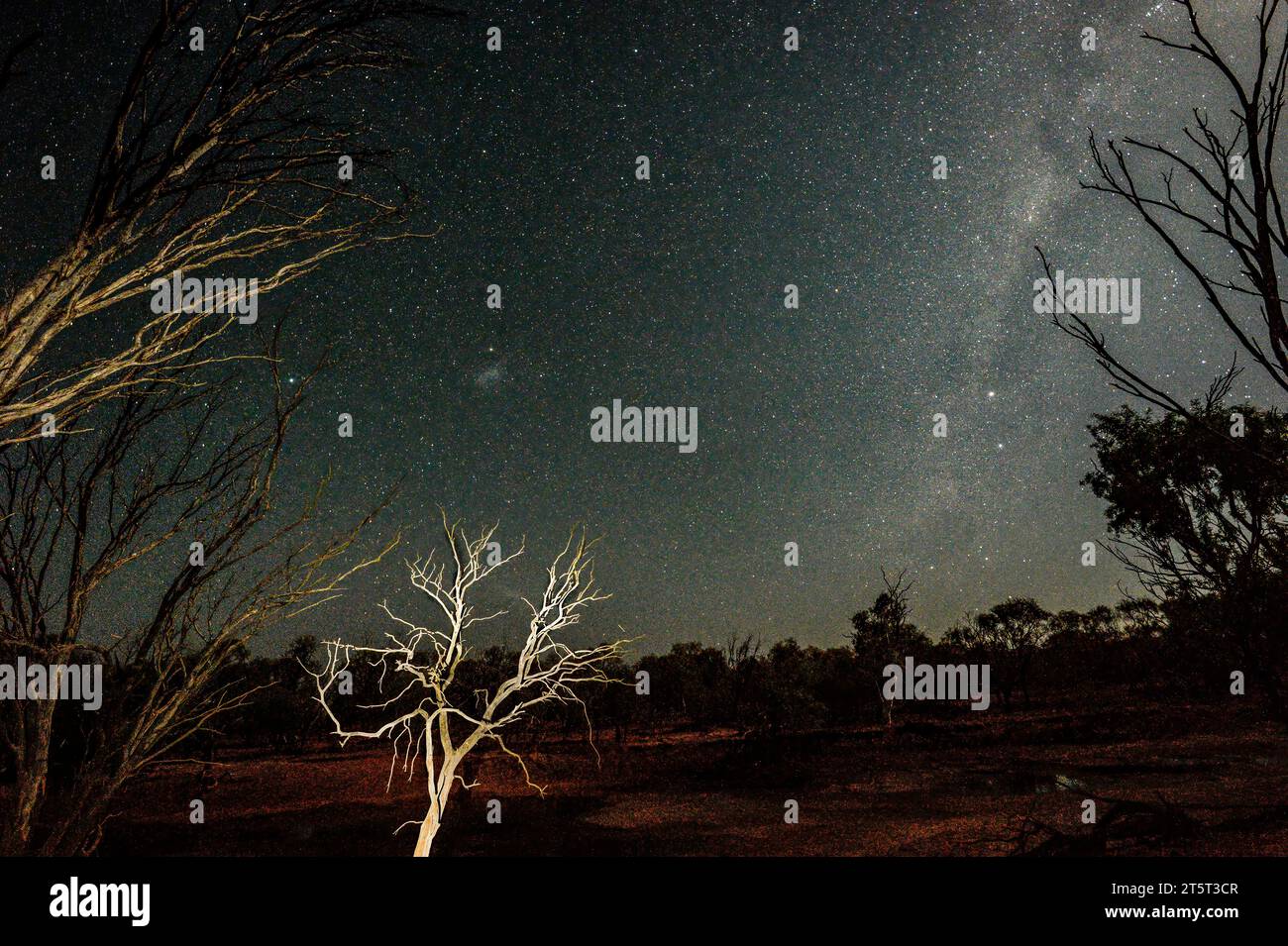 Night Sky with stars and Milky Way over Western Australia, Australia ...