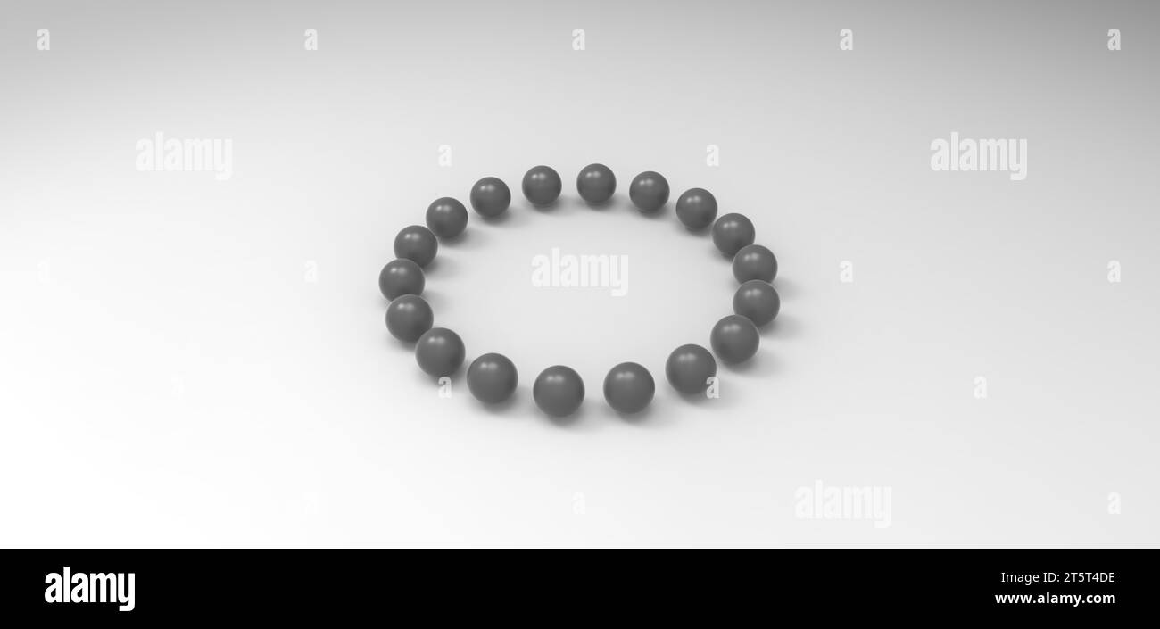 ball rendering in a gray background, computer generated images Stock ...