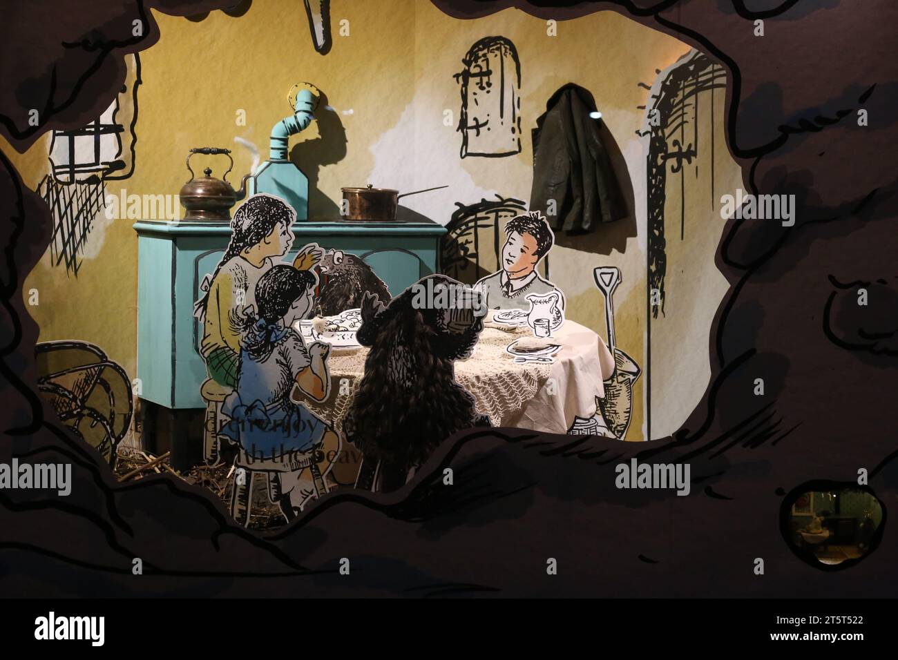 Newcastle upon Tyne, UK, 6th Nov, 2023, Fenwick Christmas Window ...