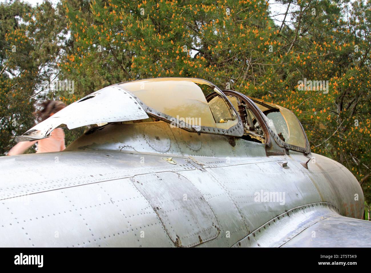 debris of the aircraft engine cover, closeup of photo Stock Photo - Alamy