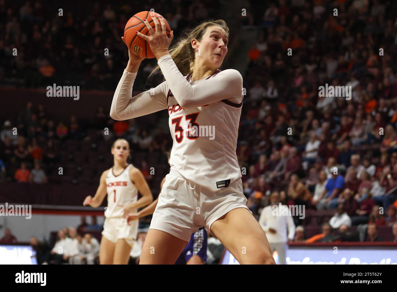 Blacksburg, Virginia, USA. 6th Nov, 2023. Virginia Tech Hokies center ...