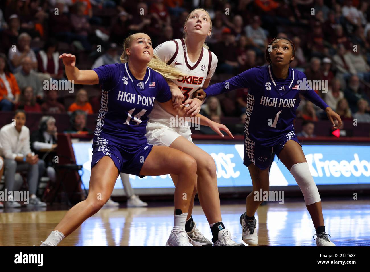 Blacksburg, Virginia, USA. 6th Nov, 2023. High Point Panthers guard ...