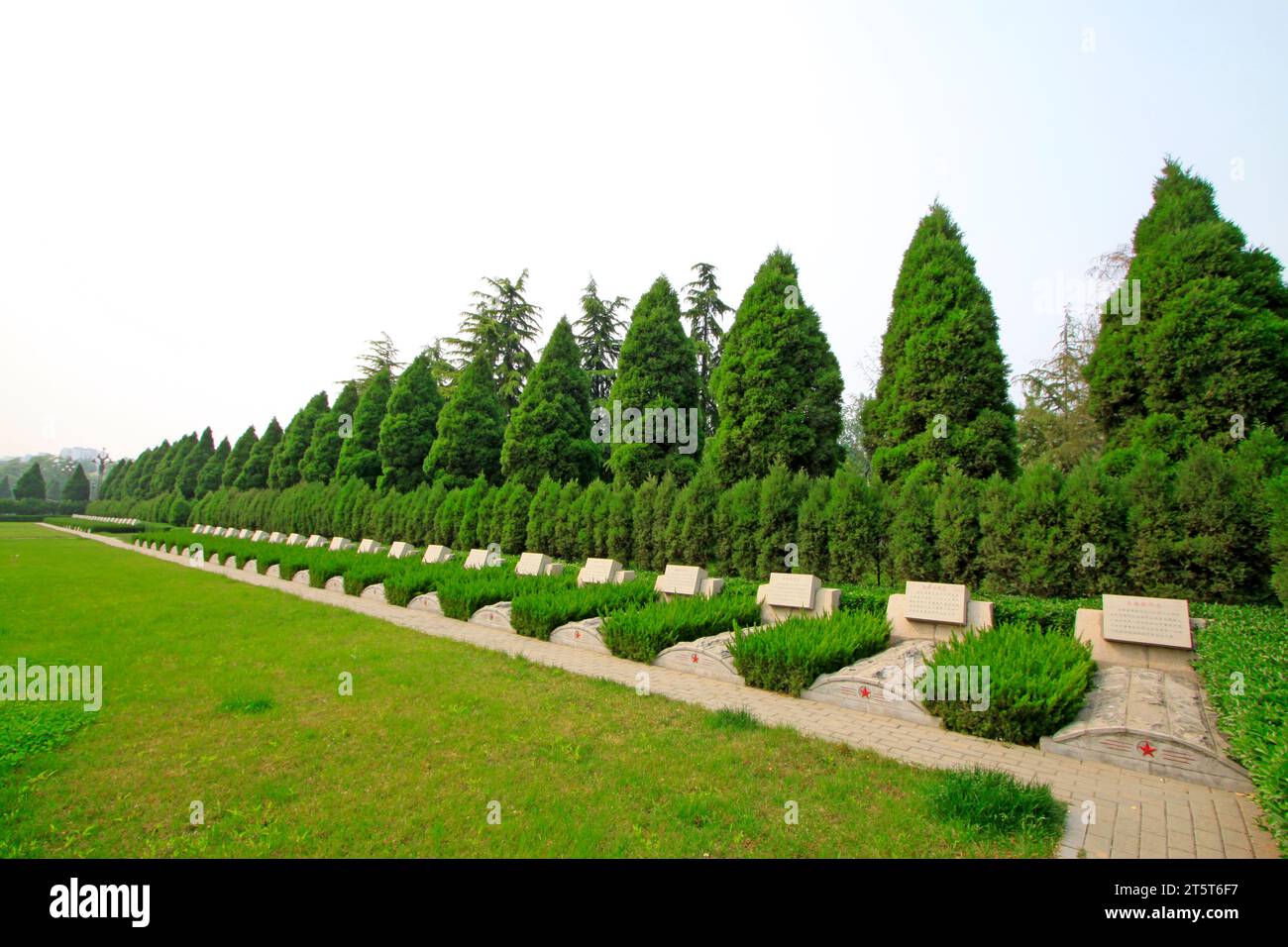 tomb in the north China military martyrs cemetery, shijiazhuang city ...