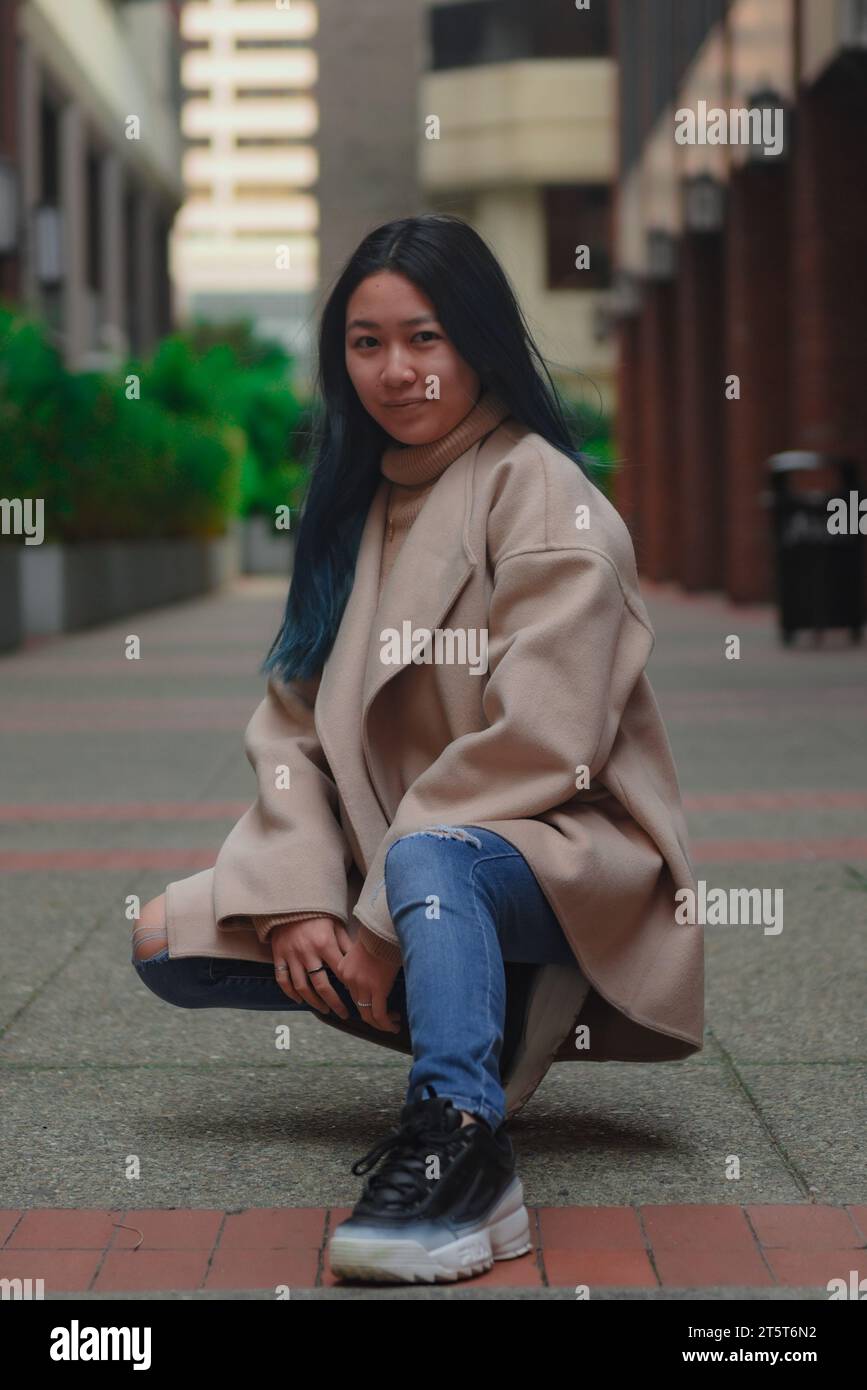 Outdoor Portrait in downtown Union Square, SF Stock Photo - Alamy