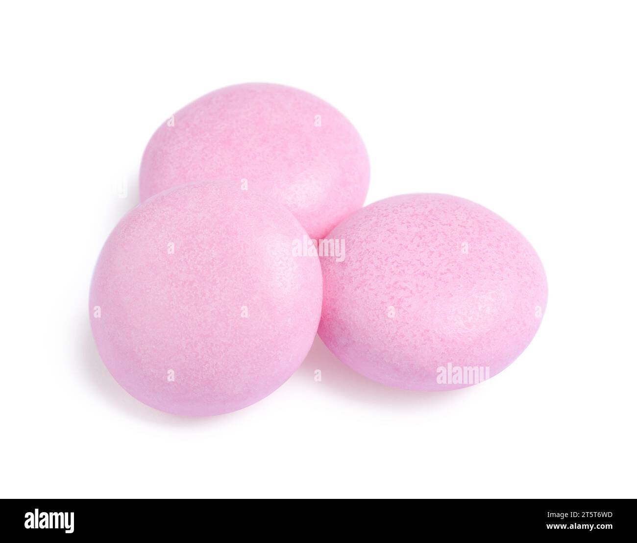 Tasty pink bubble gums isolated on white Stock Photo - Alamy