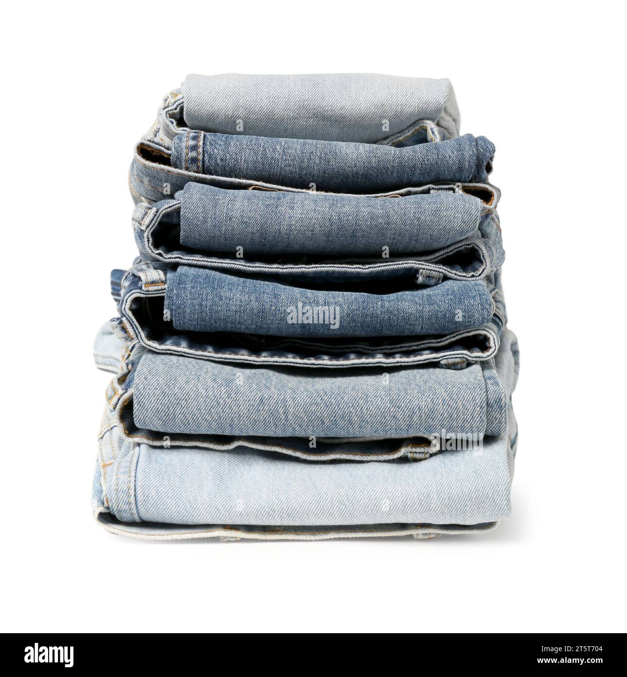 Stack various folded clothes hi-res stock photography and images - Alamy