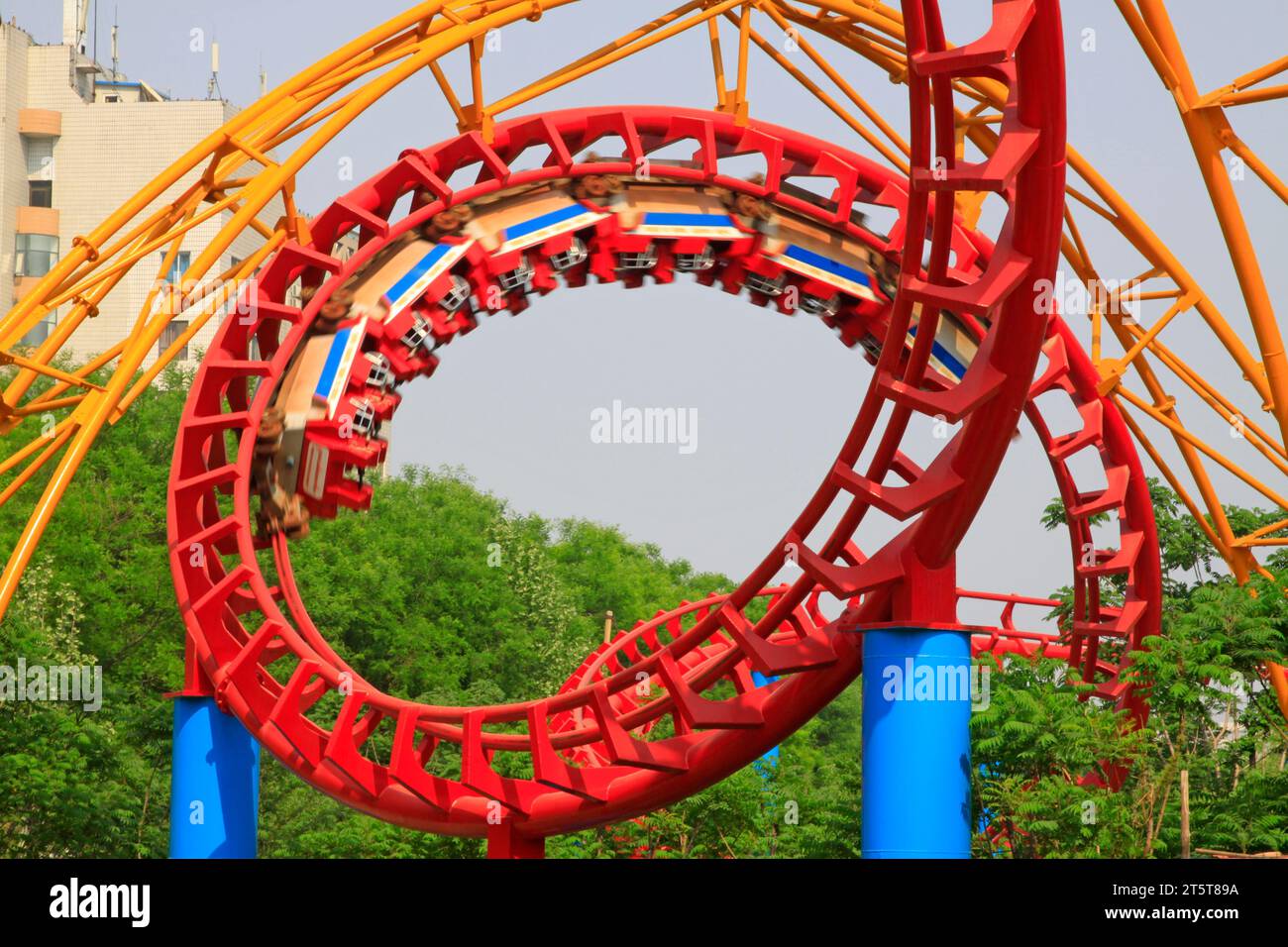 Closeup of roller coaster hi-res stock photography and images - Alamy