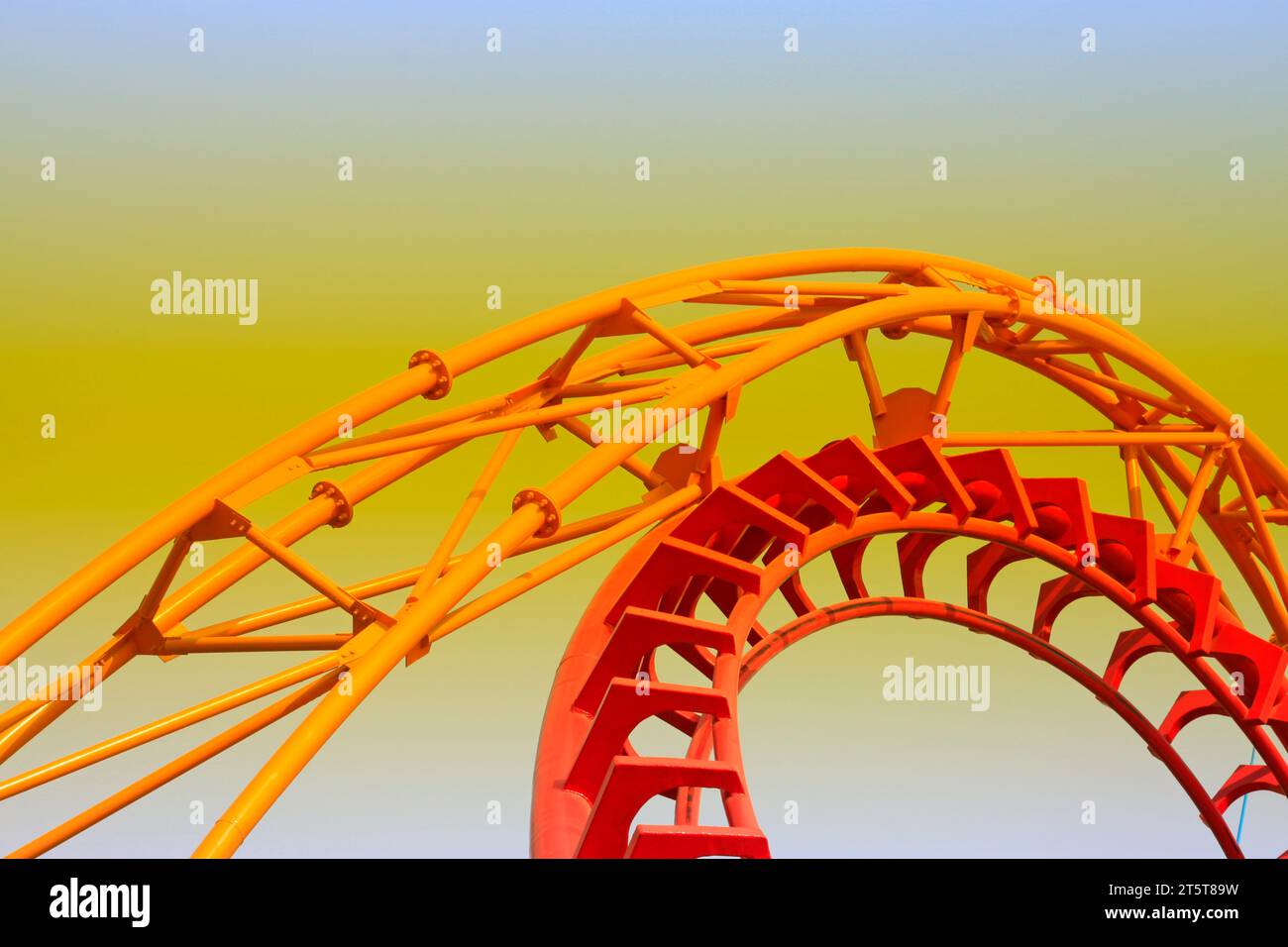 Red force roller coaster hi-res stock photography and images - Alamy