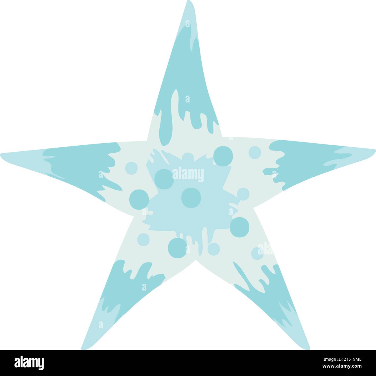 blue starfish sea life Stock Vector Image & Art - Alamy