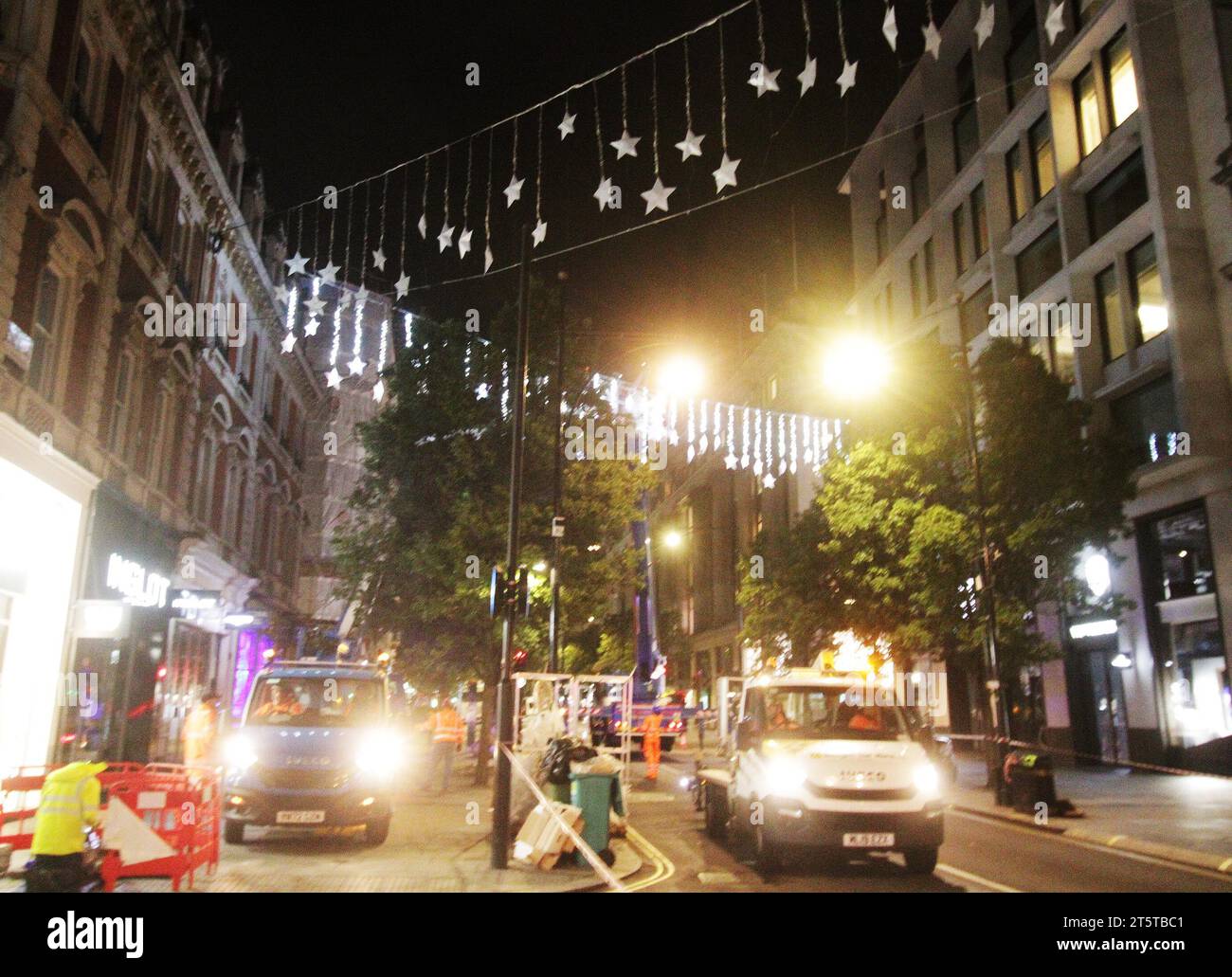 Oxford street outside Selfridges store in September 2023 and the ...
