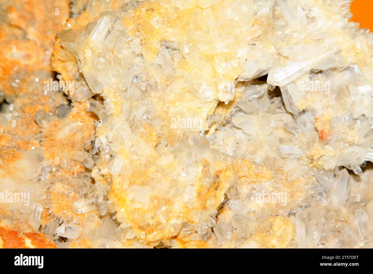 Crystal mineral surface texture, closeup of photo Stock Photo - Alamy