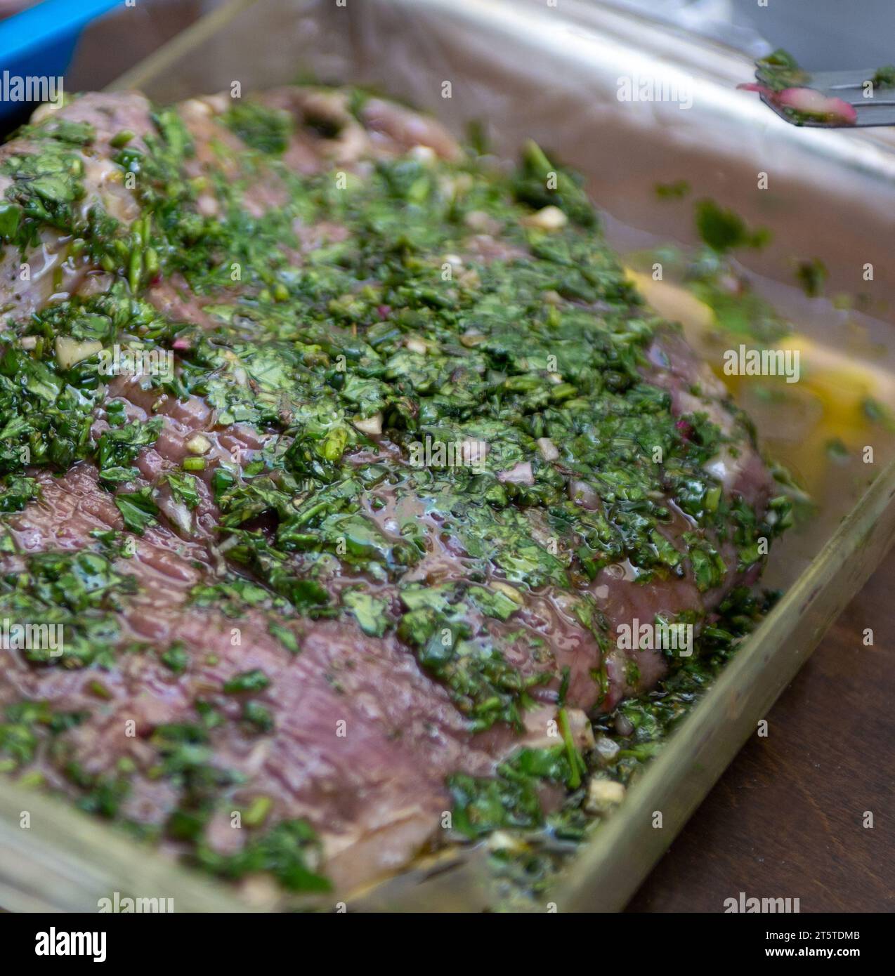 Raw meat marinated chef chef hi-res stock photography and images - Alamy