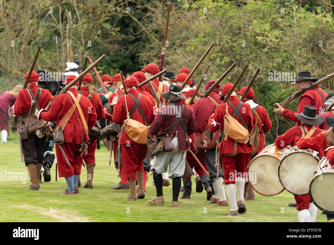 Historical reenactment of the Siege of Basing House, from the English ...
