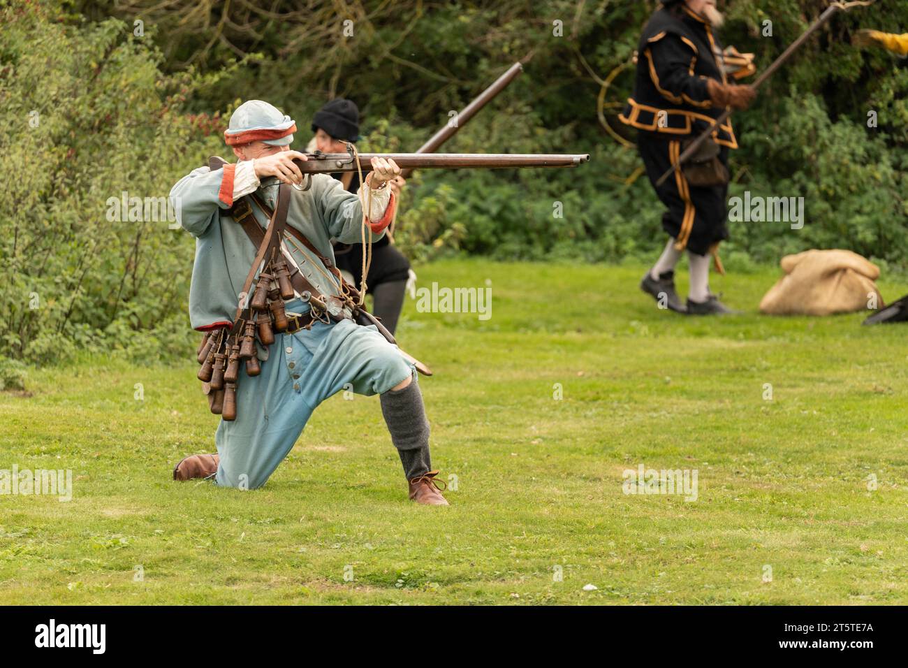 English civil war musketeer hi-res stock photography and images - Alamy