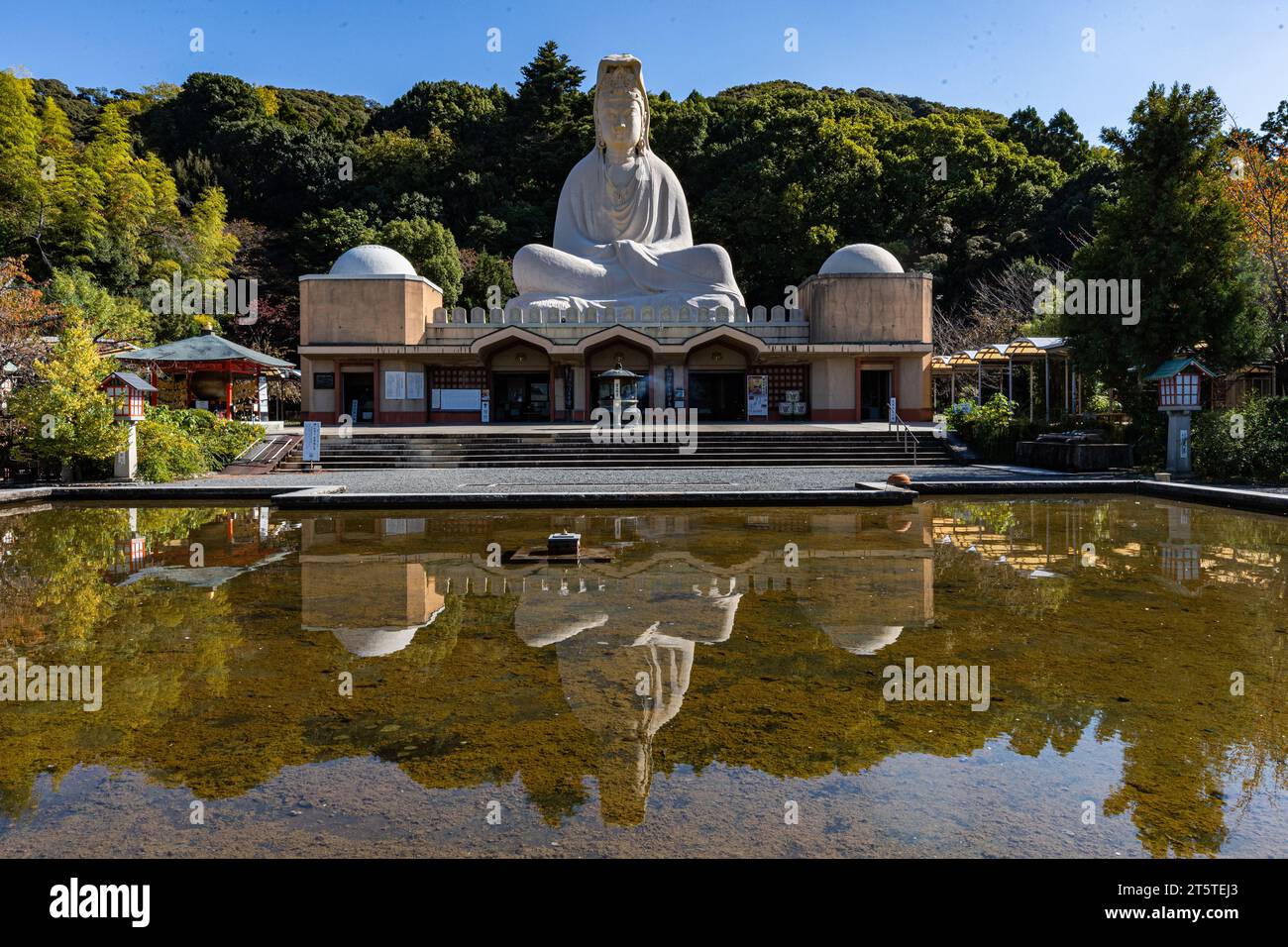 Ryozen Kannon Temple is a war memorial dedicated to the fallen on both ...