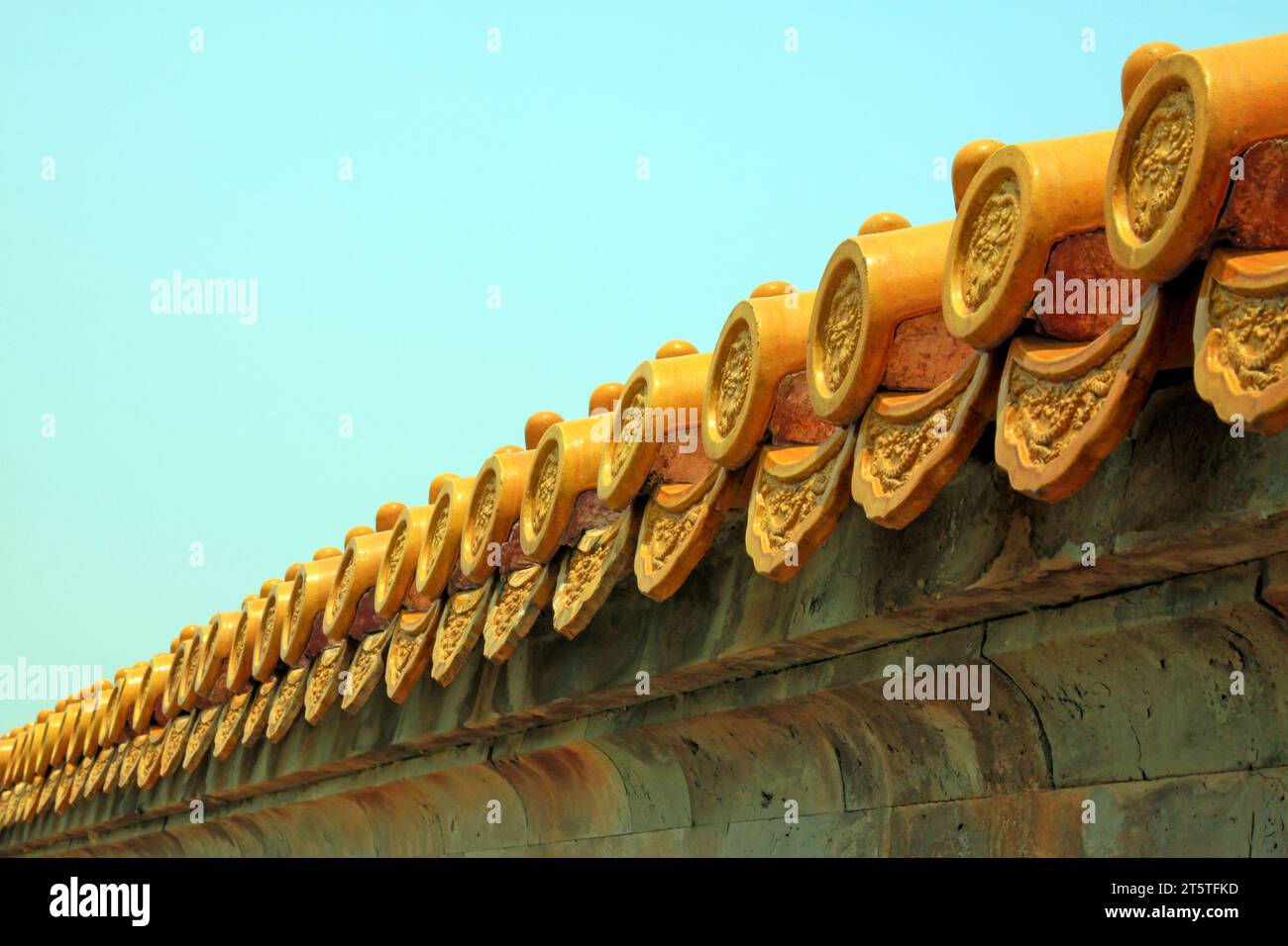 Glazed tile walls in a temples, closeup of photo Stock Photo - Alamy
