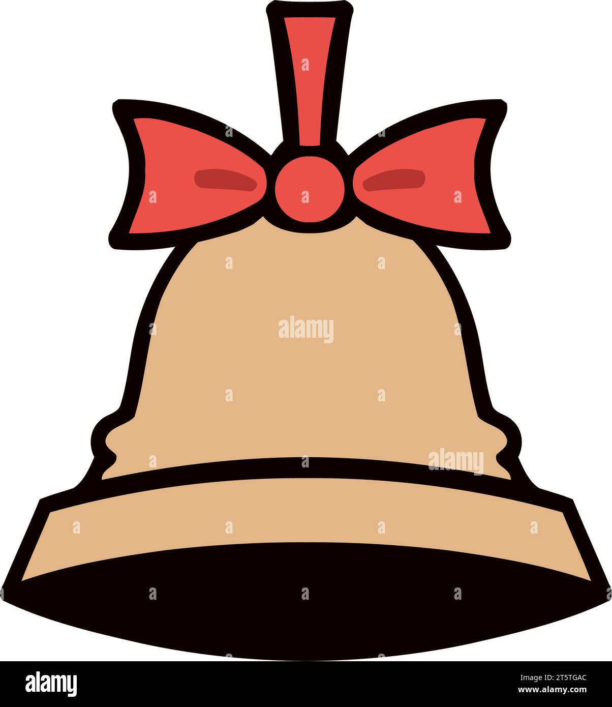 christmas bell illustration Stock Vector Image & Art - Alamy