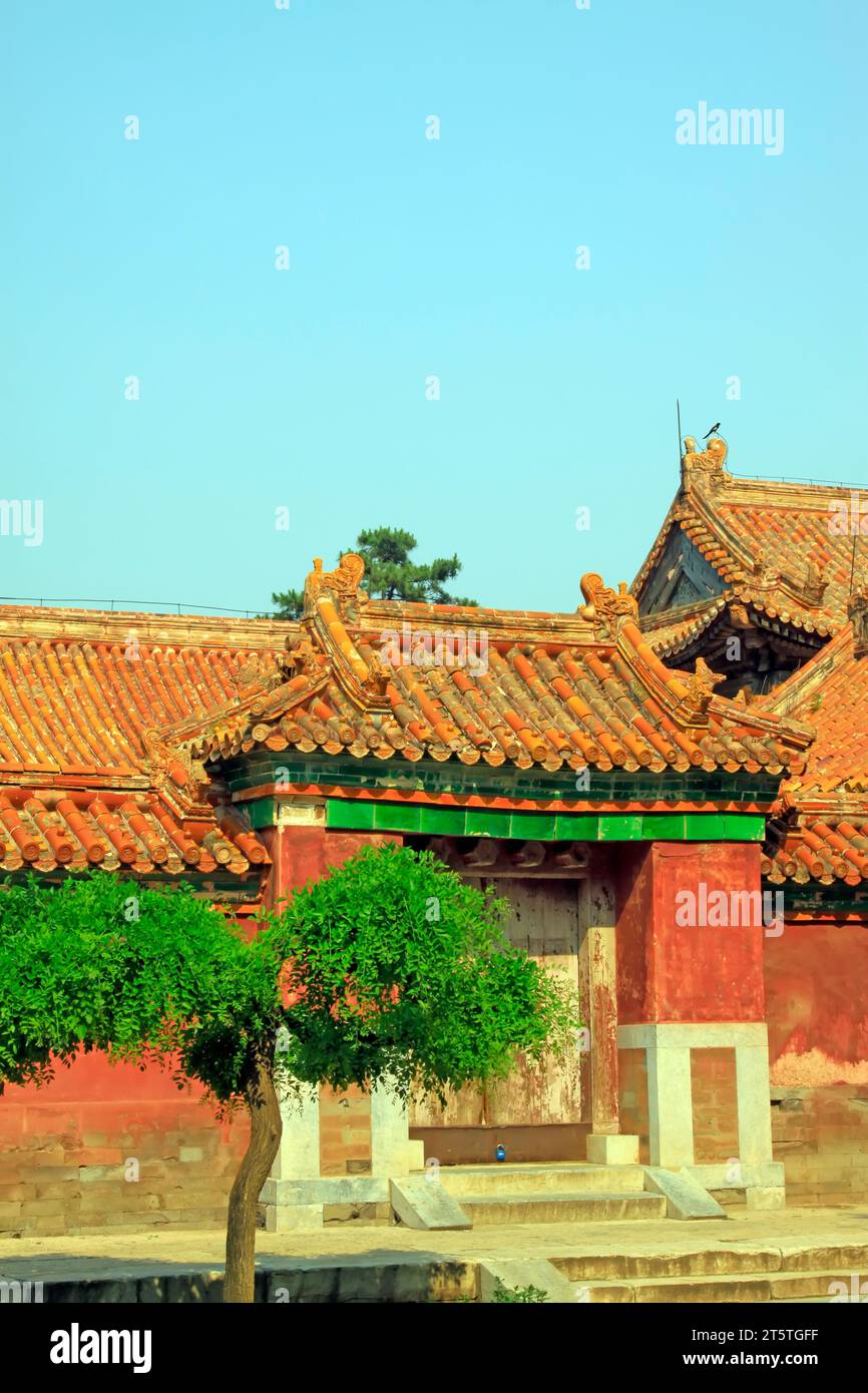 Chinese ancient architectural landscape, China Stock Photo - Alamy