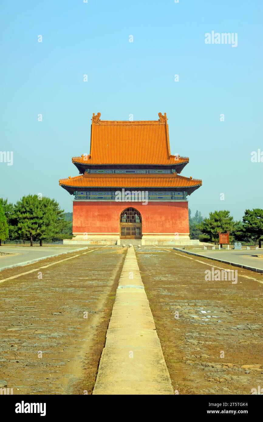 Chinese ancient architectural landscape in Eastern Royal Tombs of the ...
