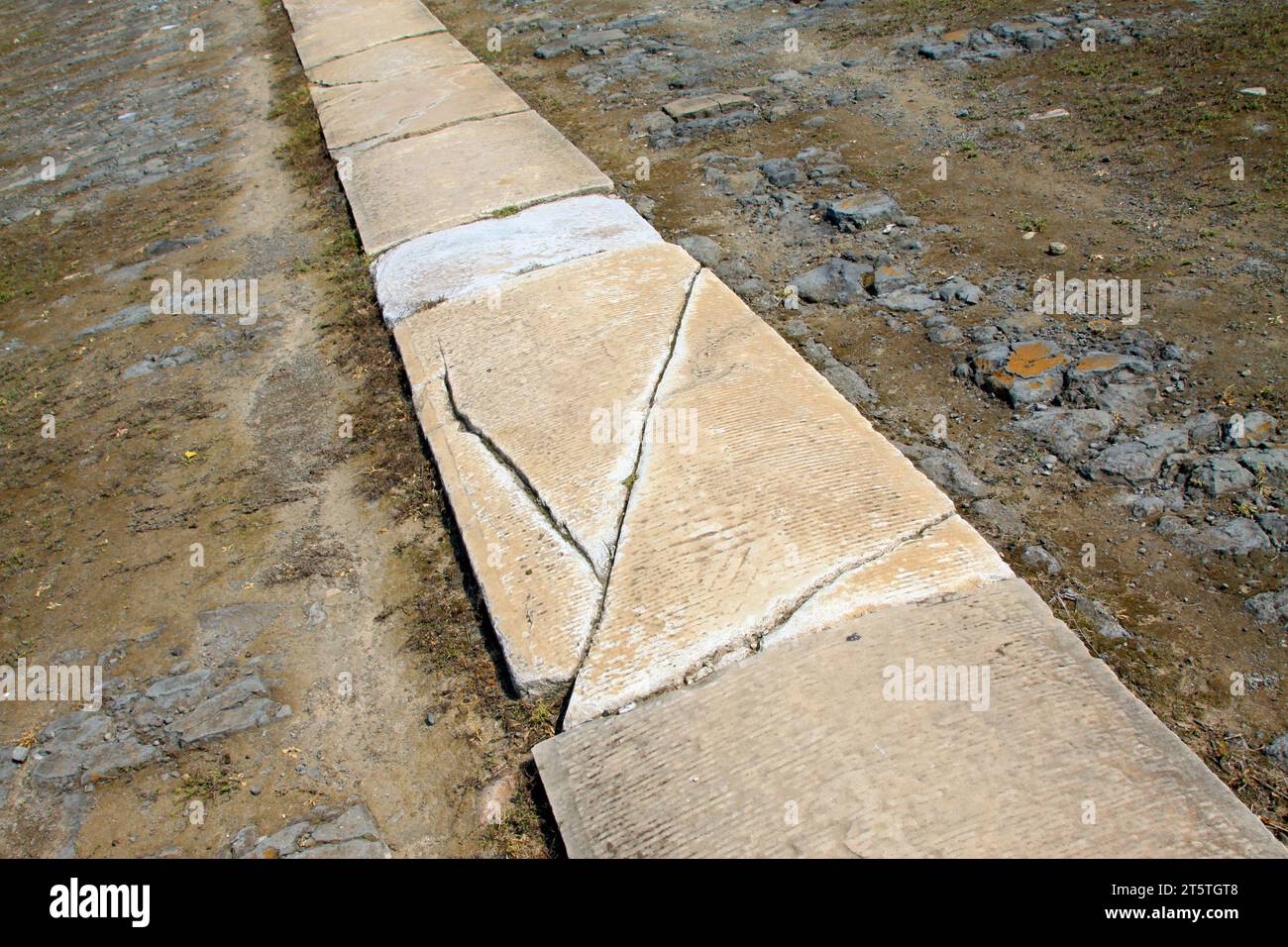 broken stone road Stock Photo - Alamy