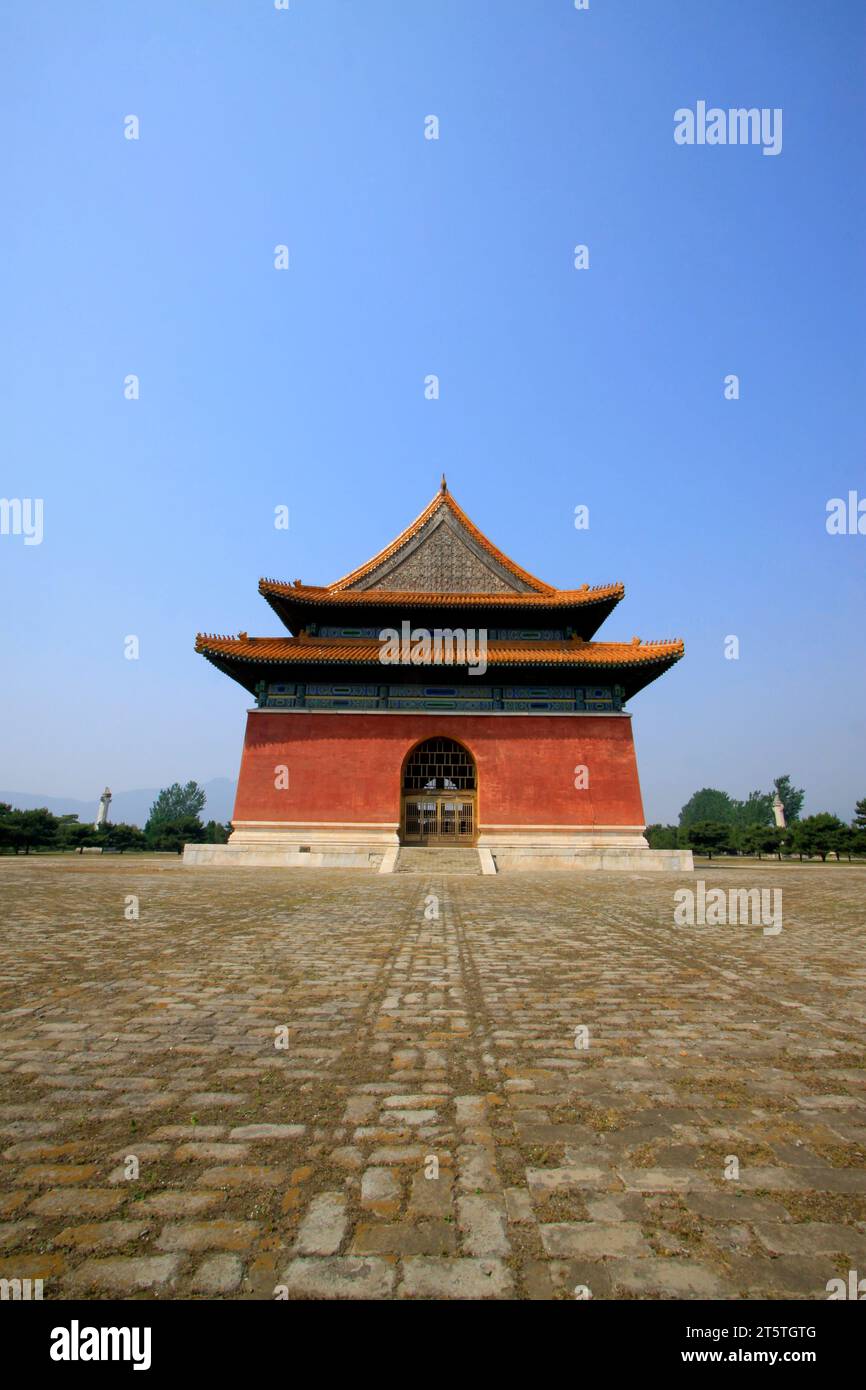 Chinese ancient architectural landscape in Eastern Royal Tombs of the ...
