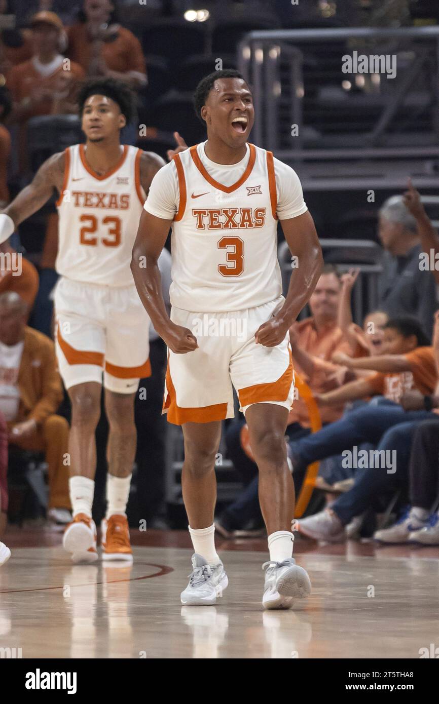 AUSTIN, TX - NOVEMBER 06: Texas Longhorns guard Max Abmas (3 ...