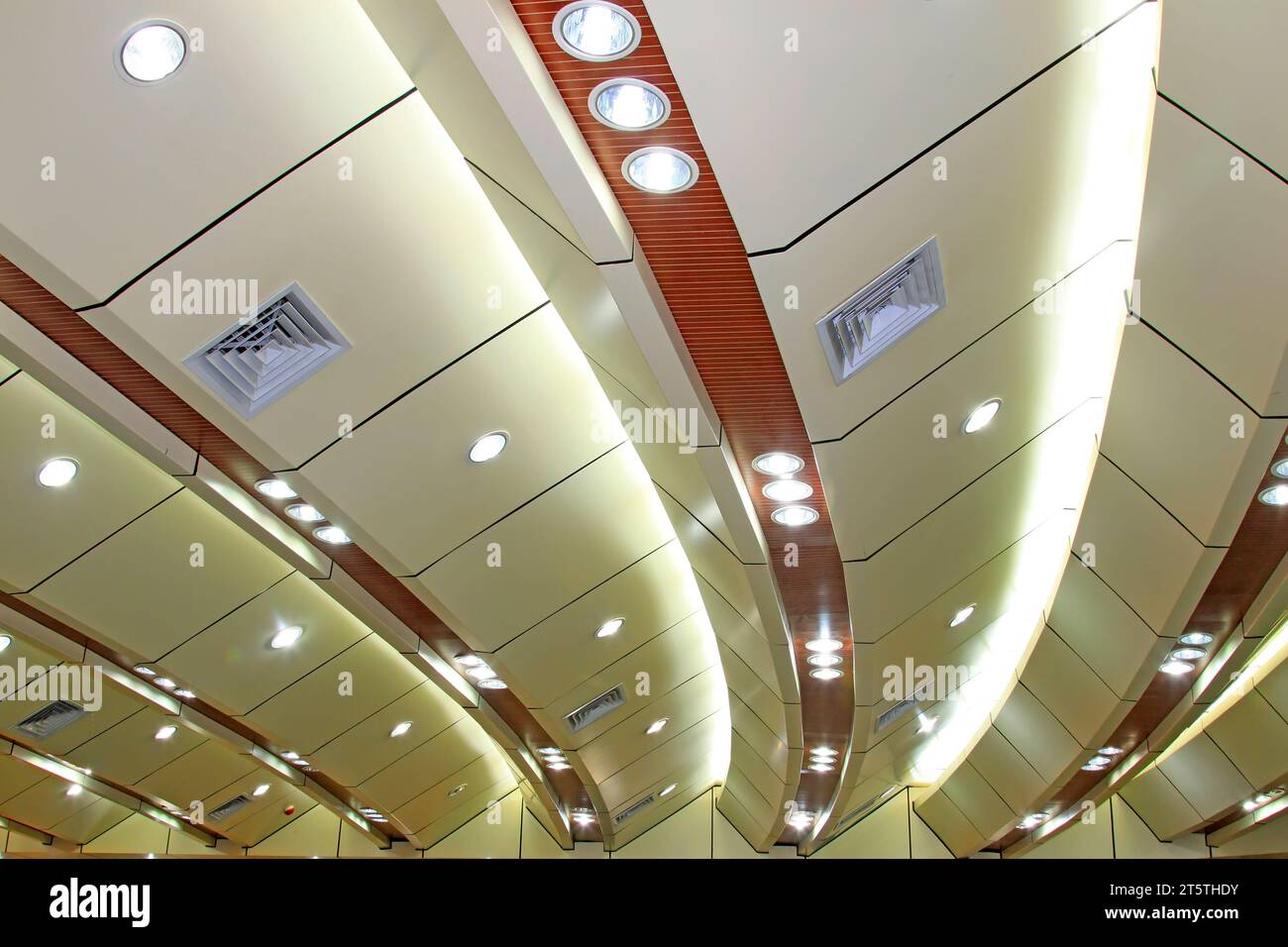 Auditorium ceiling lighting effects Stock Photo - Alamy