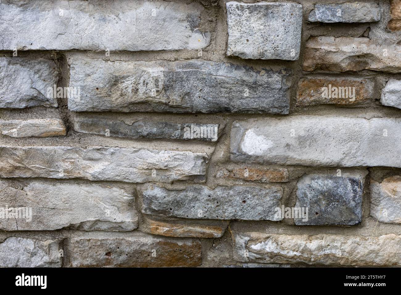 Rustic stone wall - close-up detail of old masonry Stock Photo - Alamy