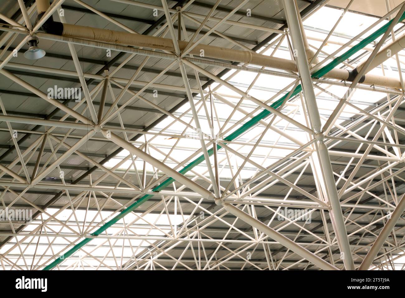 steel tube truss, closeup of photo Stock Photo - Alamy
