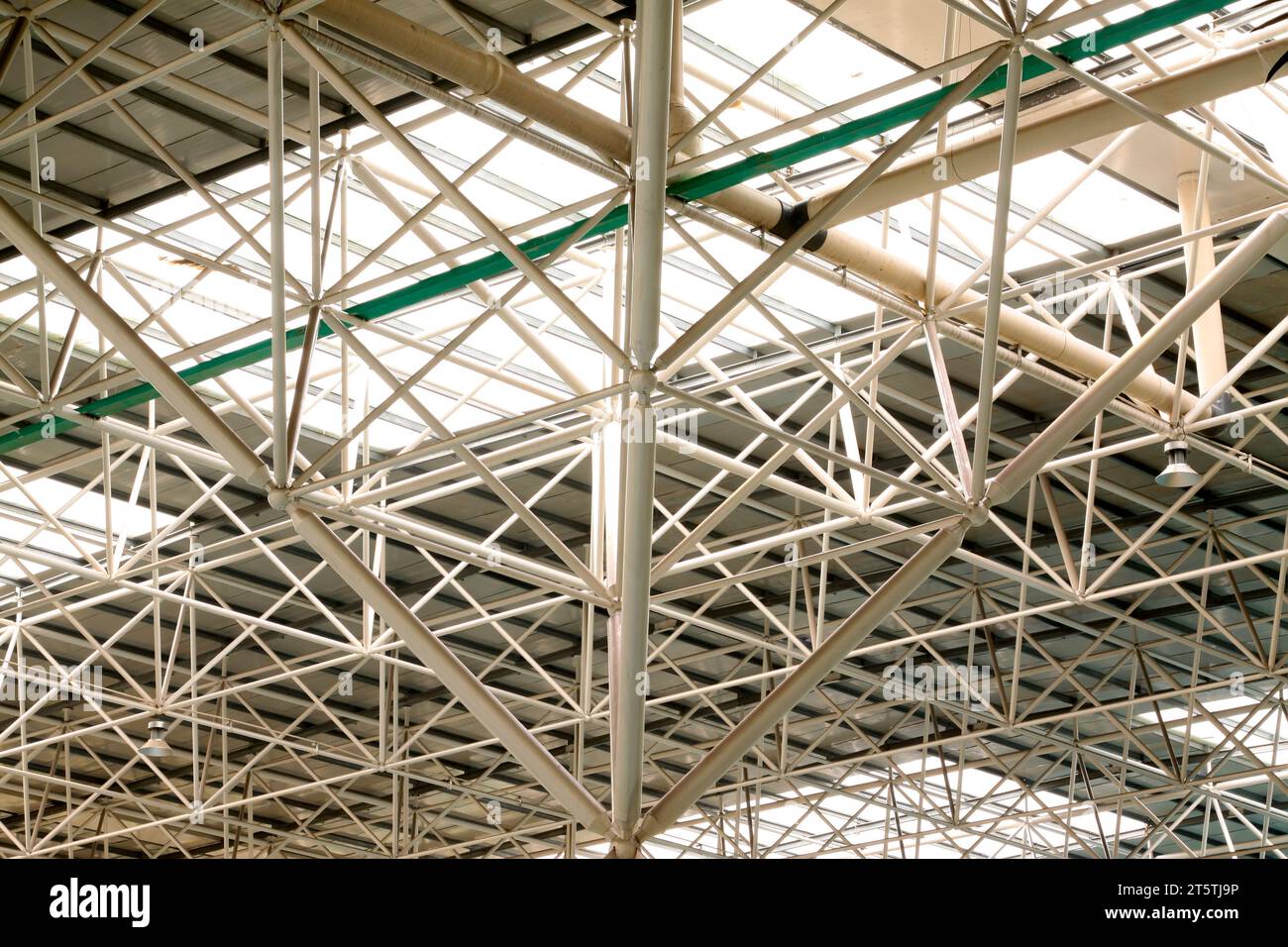 steel tube truss, closeup of photo Stock Photo - Alamy