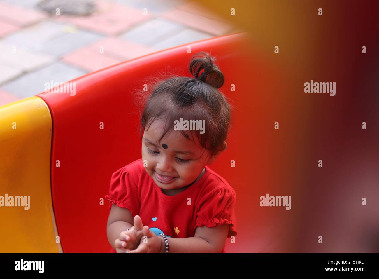 Baby photoshoot outdoor Stock Photo - Alamy