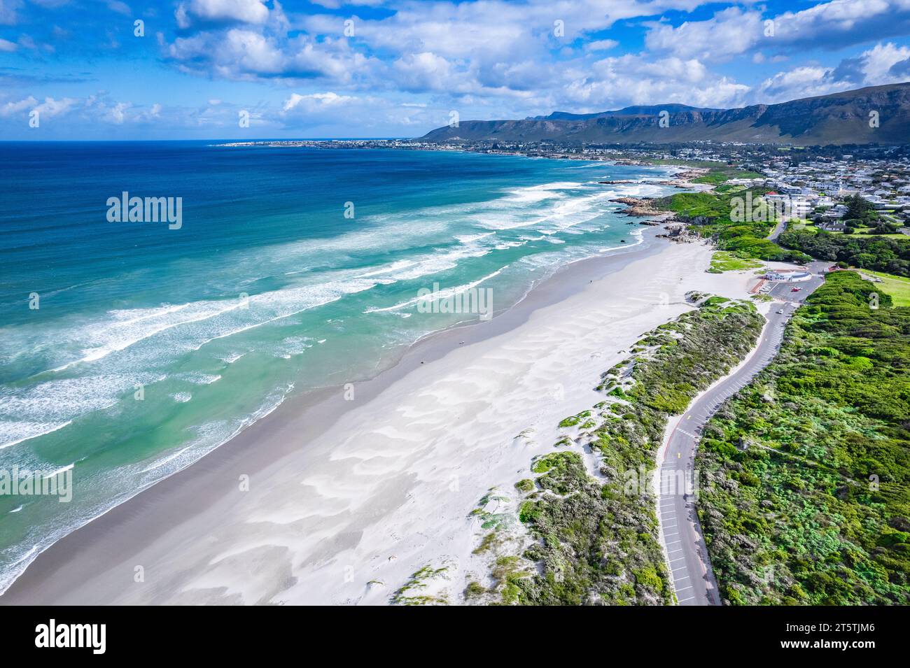 Aerial view of Grotto beach in Hermanus, South Africa Stock Photo - Alamy