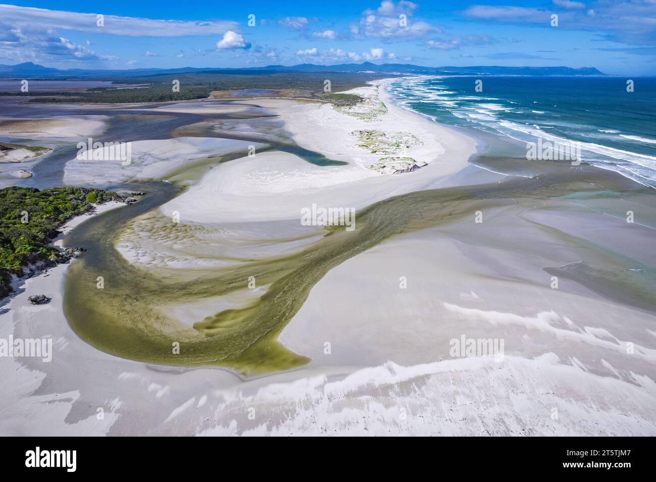 Aerial view of Grotto beach in Hermanus, South Africa Stock Photo - Alamy