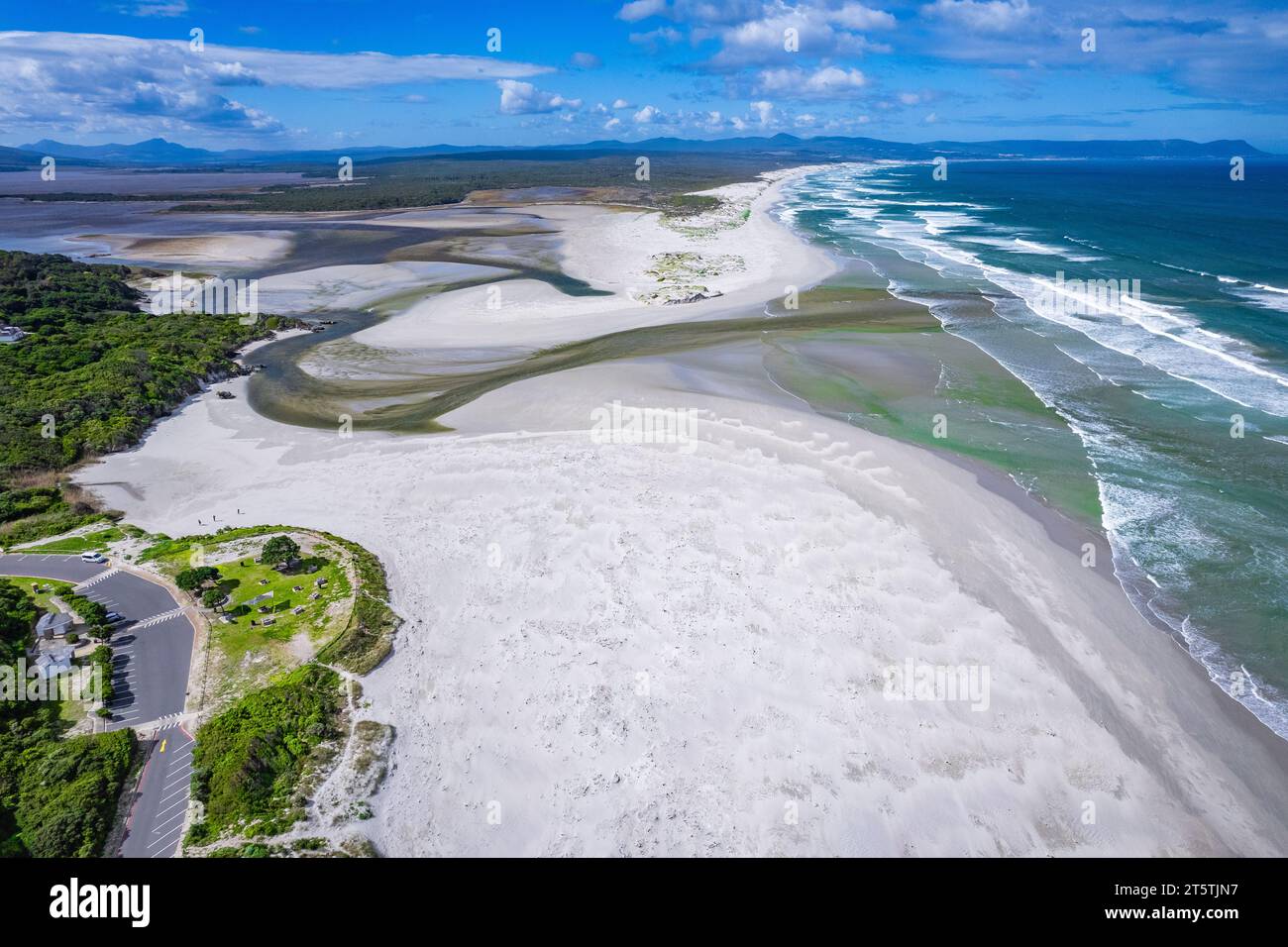 Aerial view of Grotto beach in Hermanus, South Africa Stock Photo - Alamy