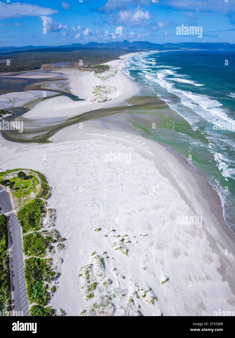 Aerial view of Grotto beach in Hermanus, South Africa Stock Photo - Alamy