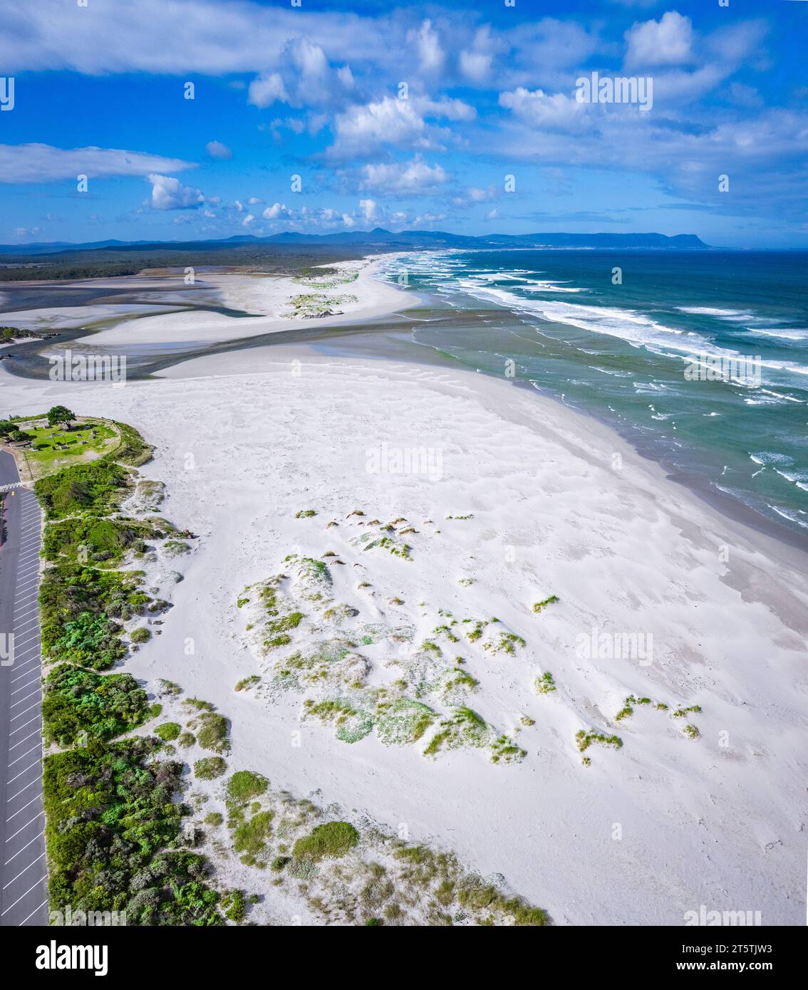 Aerial view of Grotto beach in Hermanus, South Africa Stock Photo - Alamy