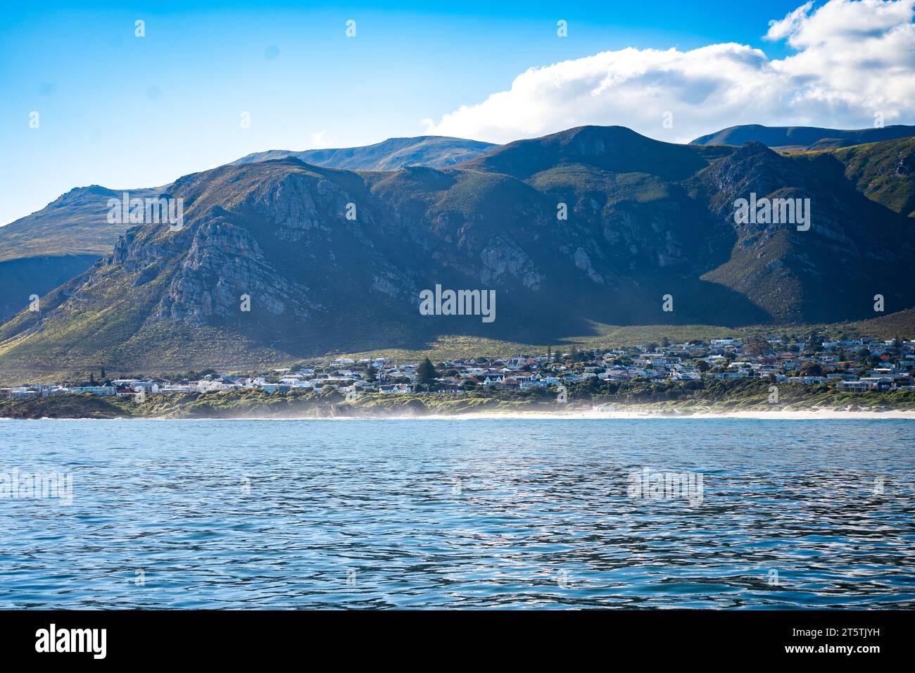 Aerial view of Grotto beach in Hermanus, South Africa Stock Photo - Alamy