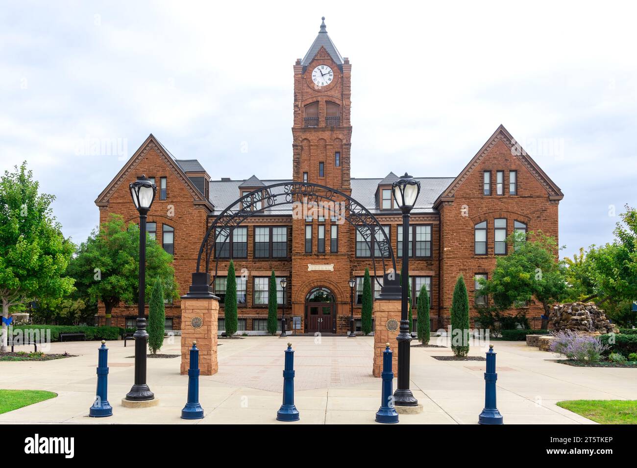 Oklahoma City, USA - October 25th, 2023: Old North Tower on the campus ...