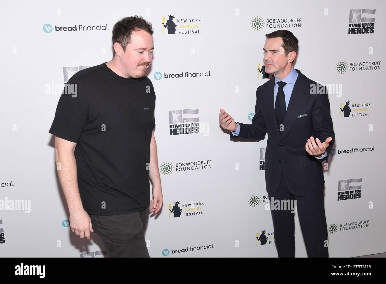 New York, USA. 06th Nov, 2023. Shane Gillis and Jimmy Carr attending ...