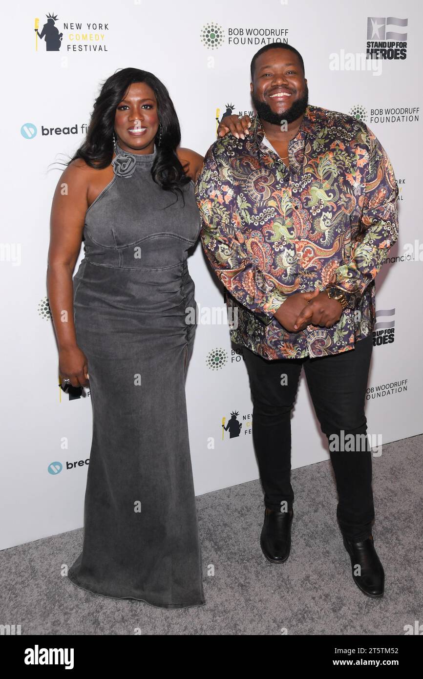 New York, USA. 06th Nov, 2023. Tanya Trotter and Michael Trotter Jr ...