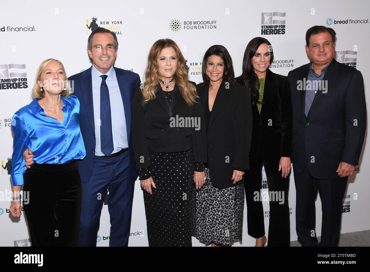 New York, USA. 06th Nov, 2023. Lee Woodruff, Bob Woodruff, Rita Wilson ...