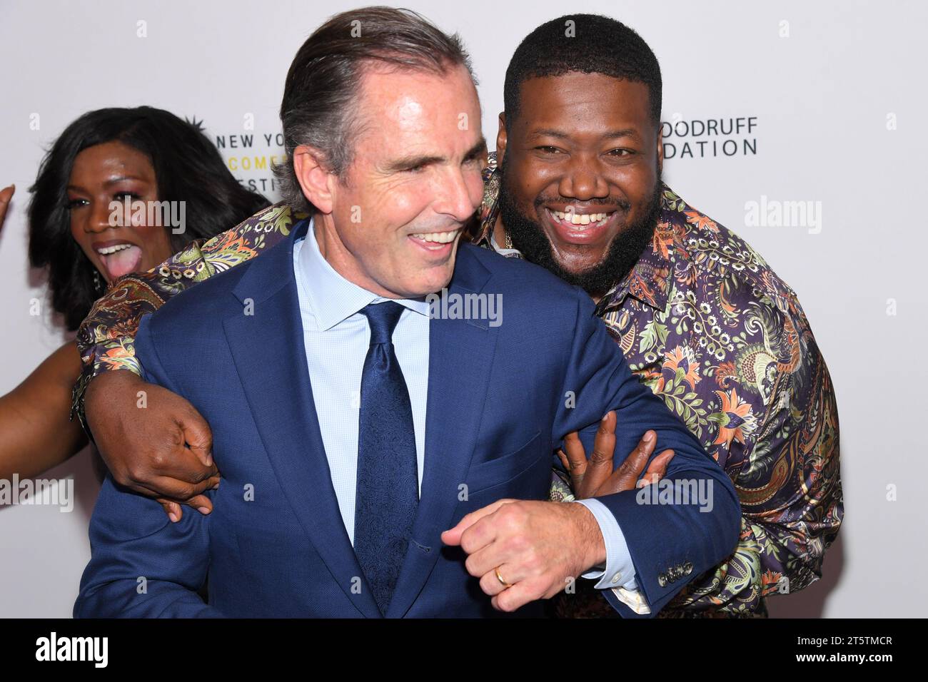 New York, USA. 06th Nov, 2023. Tanya Trotter, Bob Woodruff and Michael ...