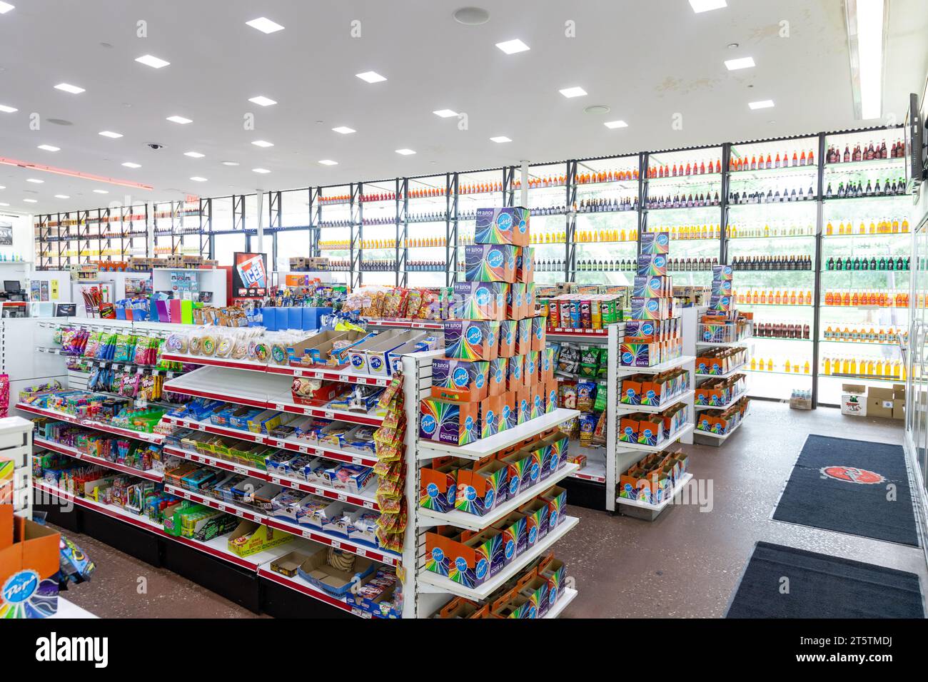 Arcadia, Oklahoma - October 25th, 2023: Supermarket with big variety of ...