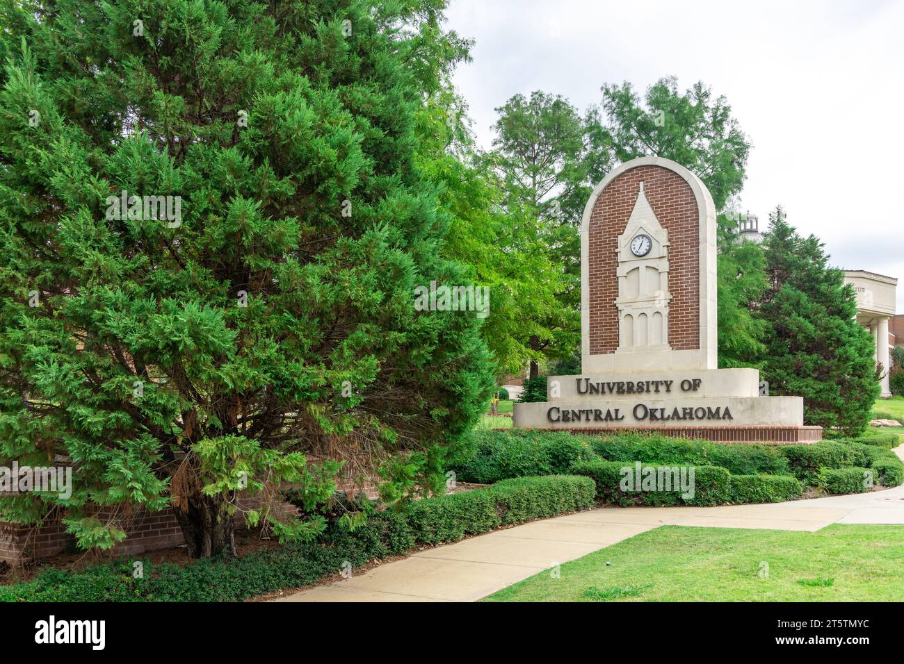 Oklahoma City, USA - October 25th, 2023: View of the sign of University ...