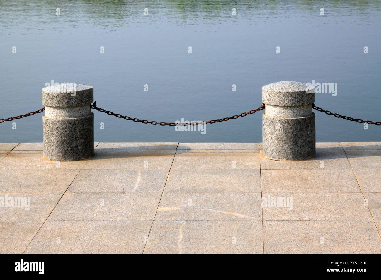 Stone and chains Stock Photo - Alamy