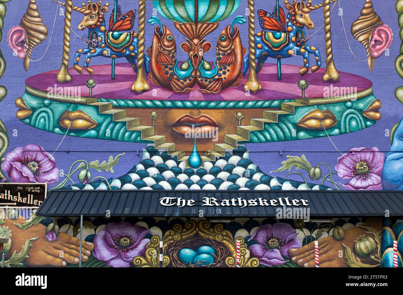 The Rathskeller mural by Danaé Brissonnet has become a striking ...