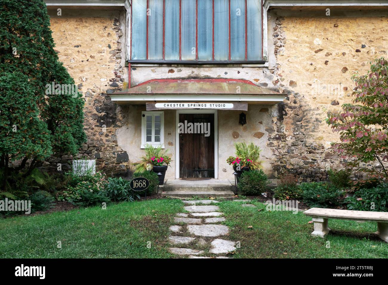 Chester Springs Art Studio at Yellow Springs Stock Photo - Alamy